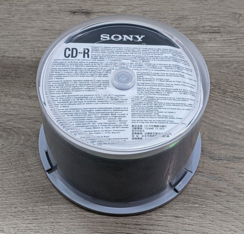 Sony 49 Pack CD-R Blank 700MB 1-48X Recordable Disc | eBay