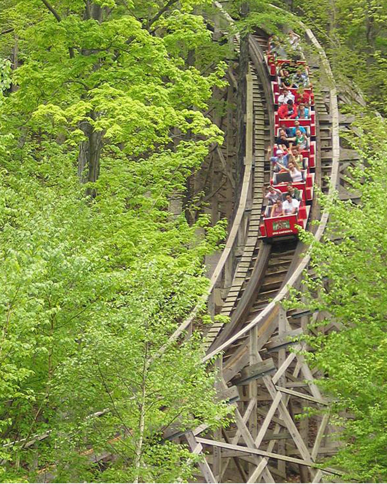 Boulder Dash, Roller Coaster, Lake Compounce 8x10 High Quality Photo ...