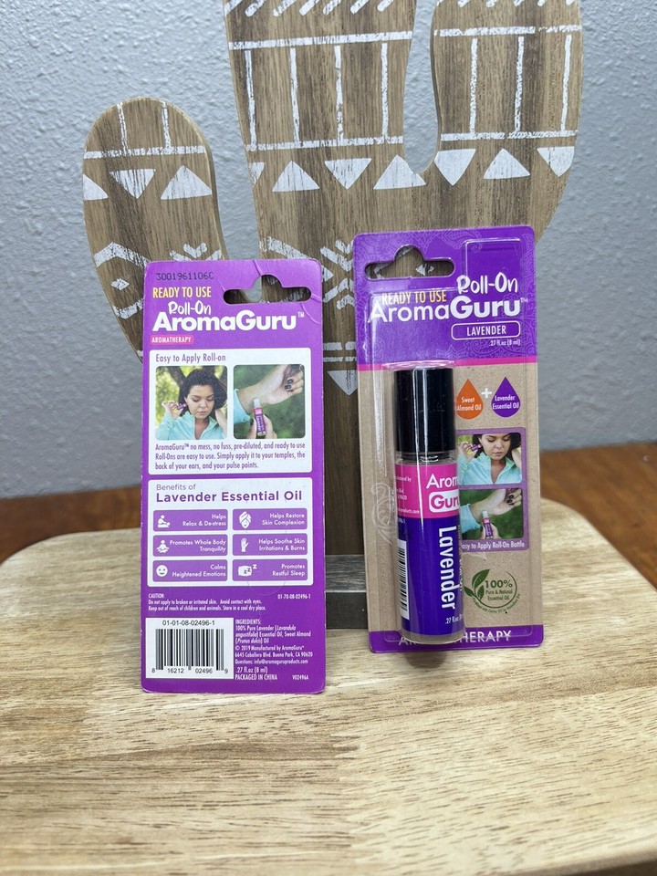 Aroma Guru Roll on Essential Oil 2 Pack Muscle Ease Therapeutic ...