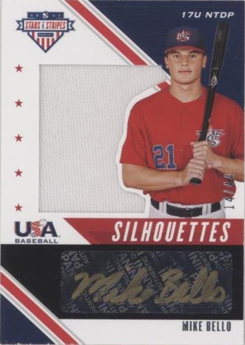 2020 Panini USA Baseball Stars & Stripes - Silhouettes Signatures Mike ...