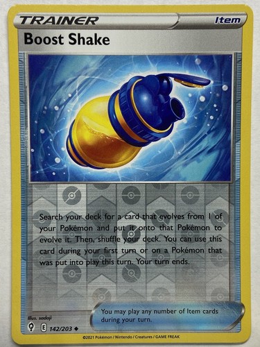 Boost Shake 142/203 - Evolving Skies - Uncommon - Pokemon Card TCG - LP ...