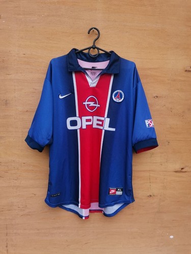 PSG PARIS SAINT GERMAIN 1998/1999 HOME FOOTBALL SHIRT JERSEY NIKE SIZE ...
