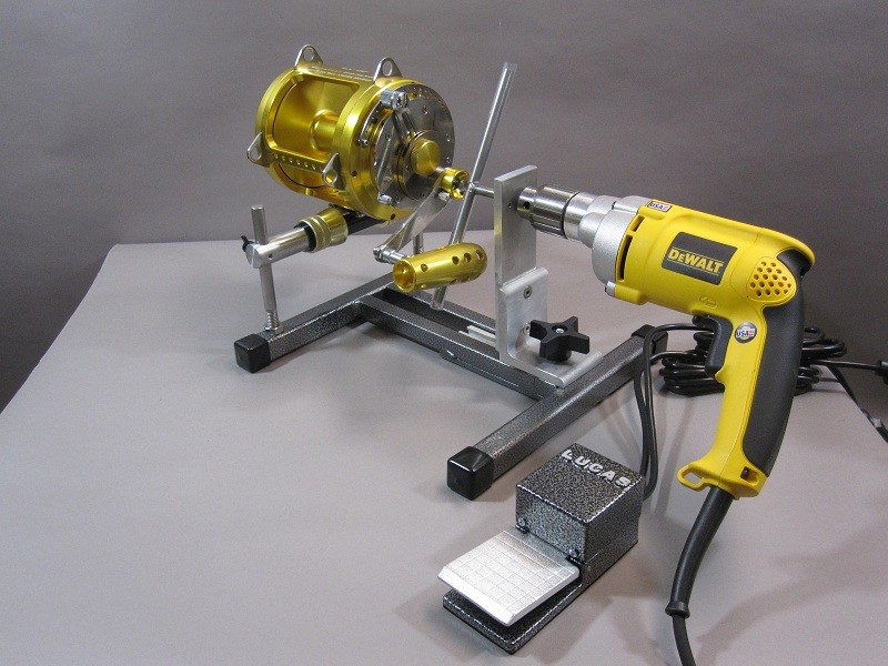 Reel Winder III for holding conventional reels, and spinning reel ...