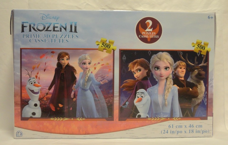 Disney Frozen II Prime 3D Puzzles! Twin Pack! New Sealed!! | eBay