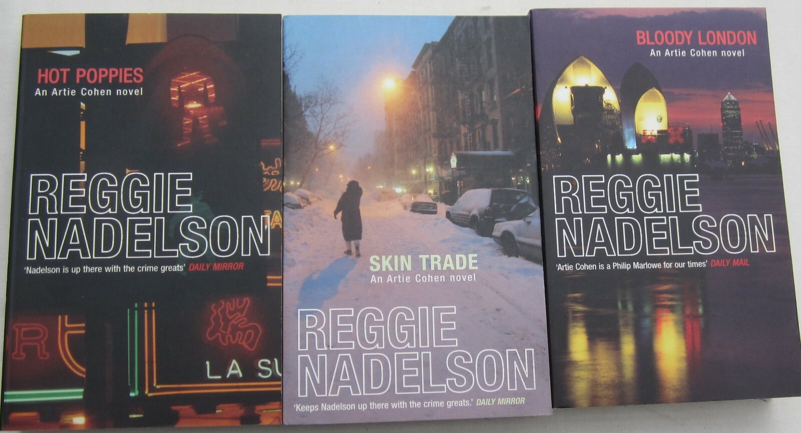 REGGIE NADELSON - 7 OF HIS BESTSELLERS - FRESH KILLS,RED HOOK,RED ...