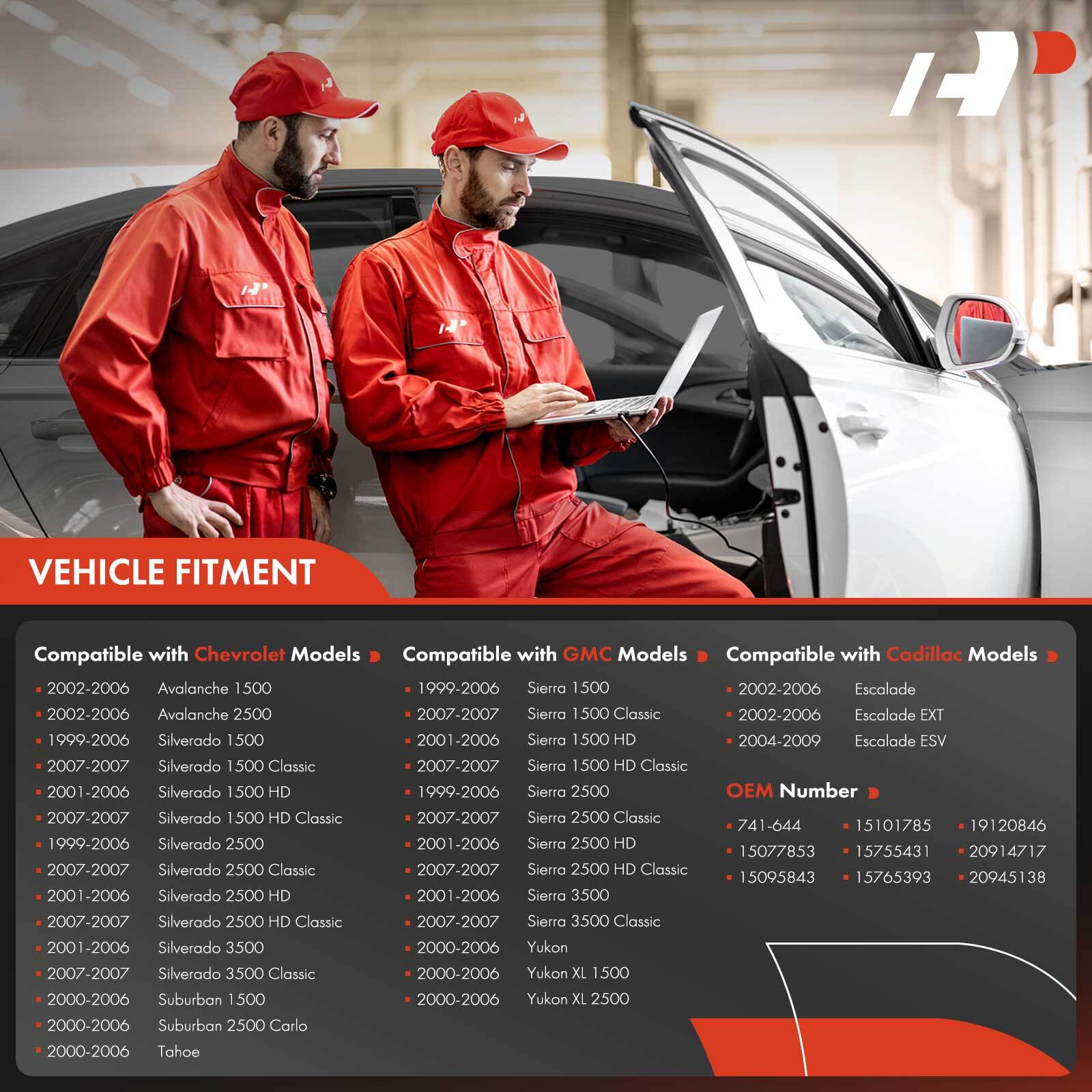 A-Premium Power Window Regulator w/ Motor Front Driver for Chevy GMC ...