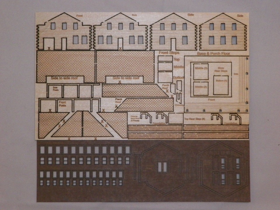 S Scale Farm House Kit | eBay