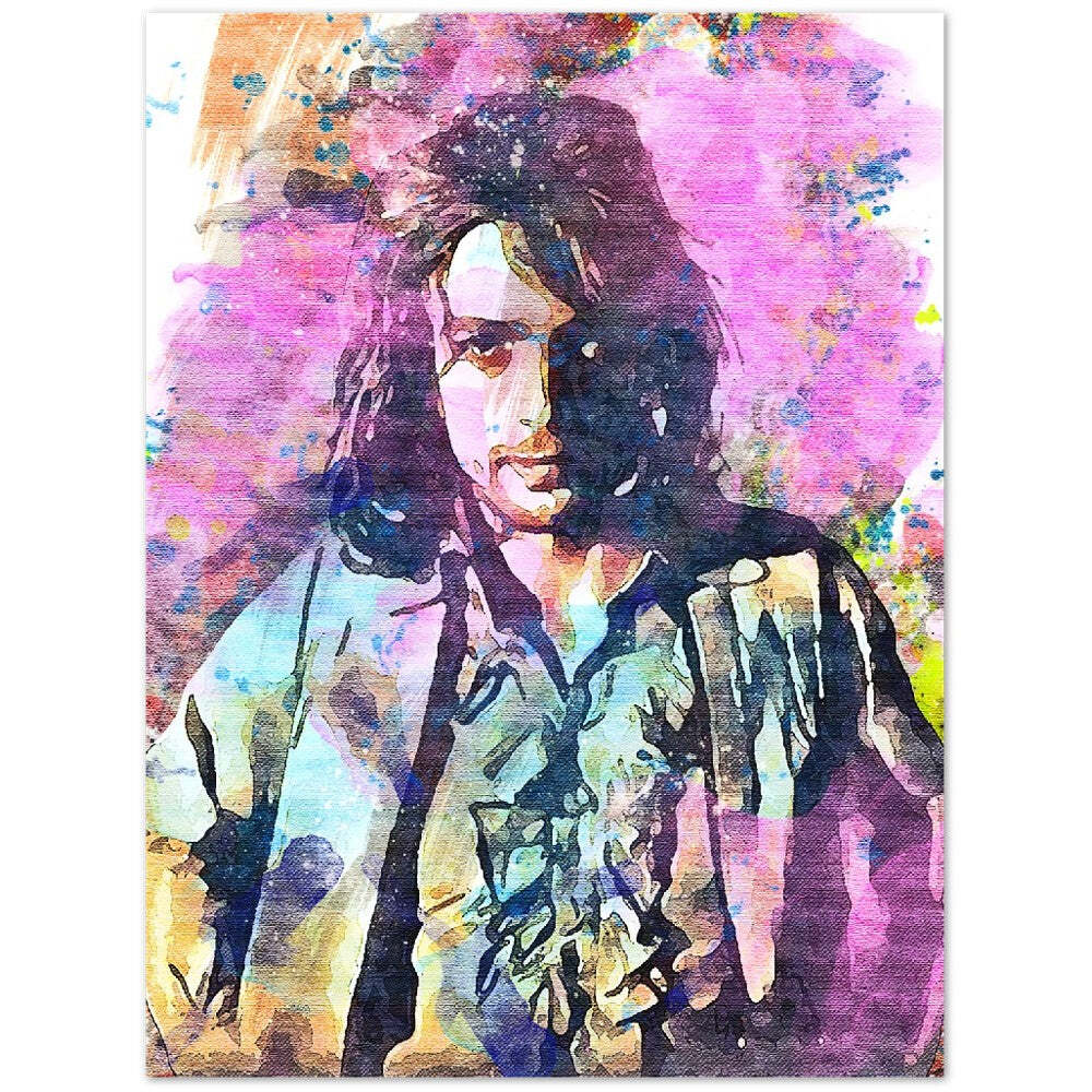 Syd Barrett Pink Floyd Art Print Poster Watercolor Painting | eBay