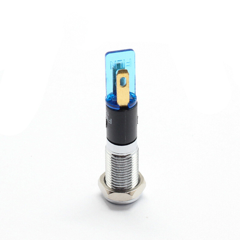 8 10 12 14mm Led Warning Pilot Light 12V LED Dash Panel Indicator Lamp ...