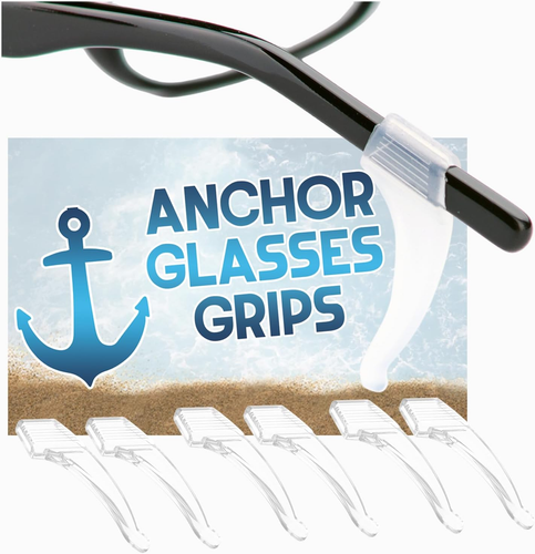 Anchor Glasses Grips - 3 Pack - Sunglasses Strap Retainer Anti-Slip ...