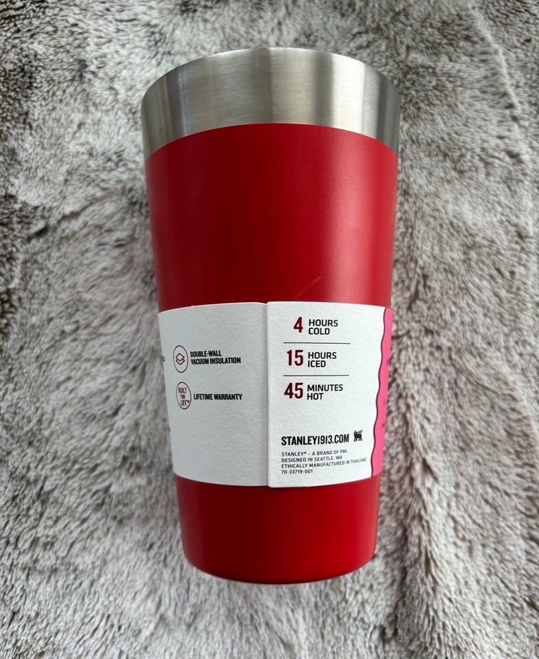 NEW TARGET 2024 STANLEY STACKING PINT VALENTINES DAY RED CUP MUG 16OZ ...
