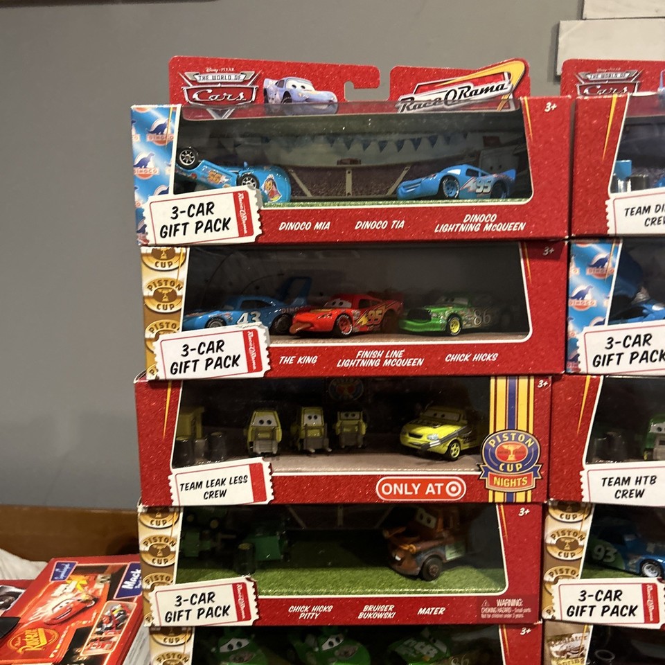 16 Disney Pixar 3 Car Gift Packs Huge Lot (some Off Placement) | eBay