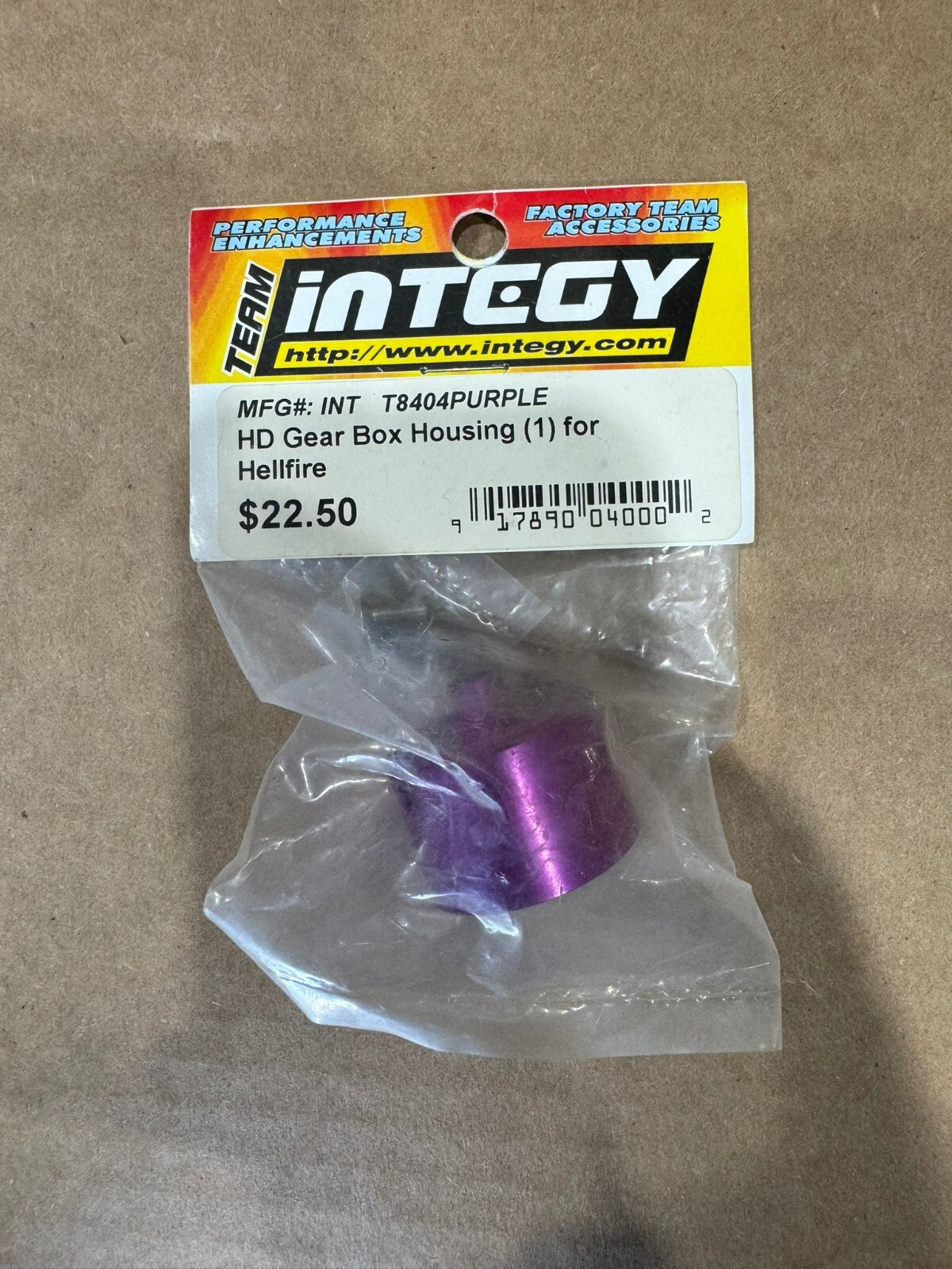 Integy T8404PURPLE CNC Machined HD Gear Box Housing for HPI 1/8 ...