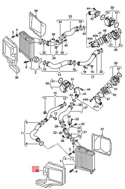 AUDI Q7 3.0l Air Guide Left Genuine 4l0117335f for sale online | eBay