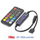 RF 14 Keys 21 Keys 28 Keys LED Controller for 5050 Single Color RGB LED ...