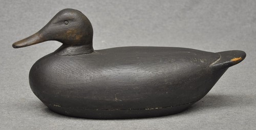 UNKNOWN BLACK DUCK DUCK DECOY STRATFORD CONN. 1890-1910 HOLLOW NICE LINES OP | eBay