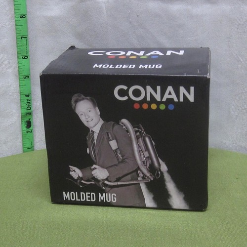 CONAN O’BRIEN cartoon coffee mug Late Night talk show host NWT ...