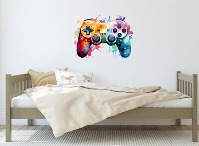 Gamer Remote-Vinyl Sticker -Gaming- Wall/Laptop/Ipad- 0089 | eBay