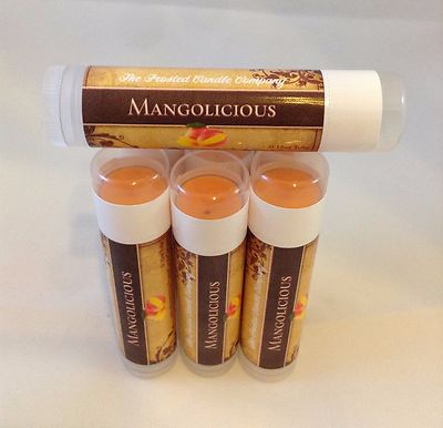 Lip Balm Mangolicious Flavor Mango Chapstick Tube All Natural ...
