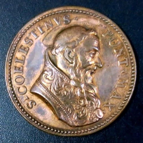 Vatican Medal. Pope Saint Coelestinus. St Pope Celestine I (422–432) | eBay