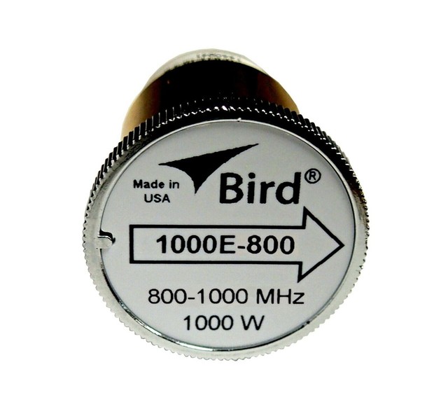 Bird 1000E 400 to 1000 MHz 1000 W 50 Ohm Thruline Wattmeter Element for ...