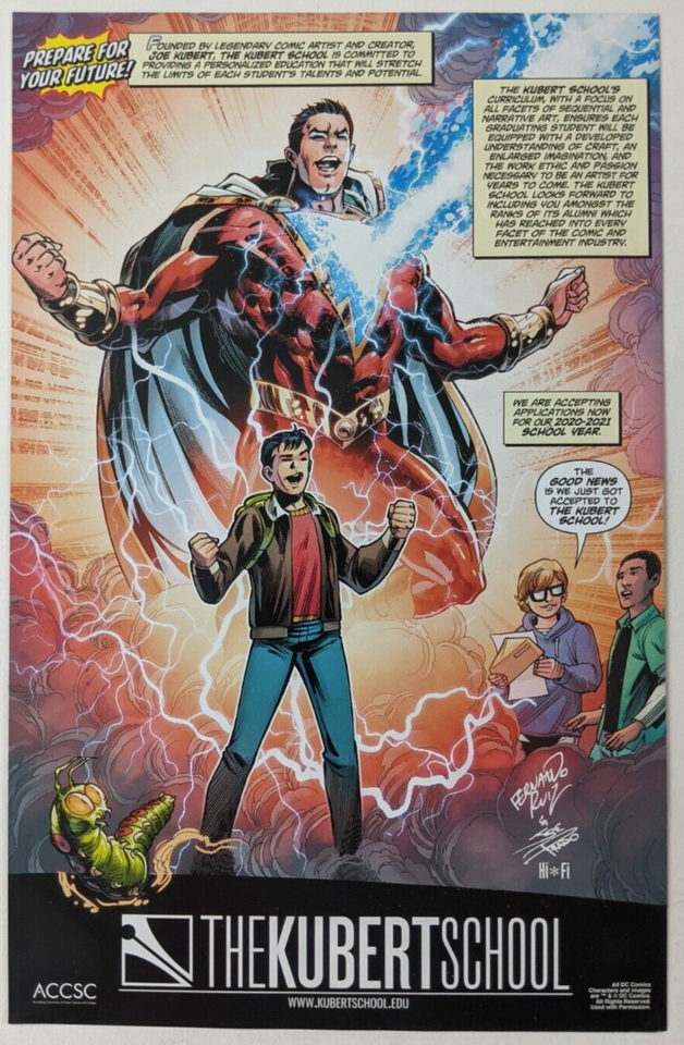 WonderCon 2020 Kubert School Print Ad Poster Art PROMO Original Wonder ...