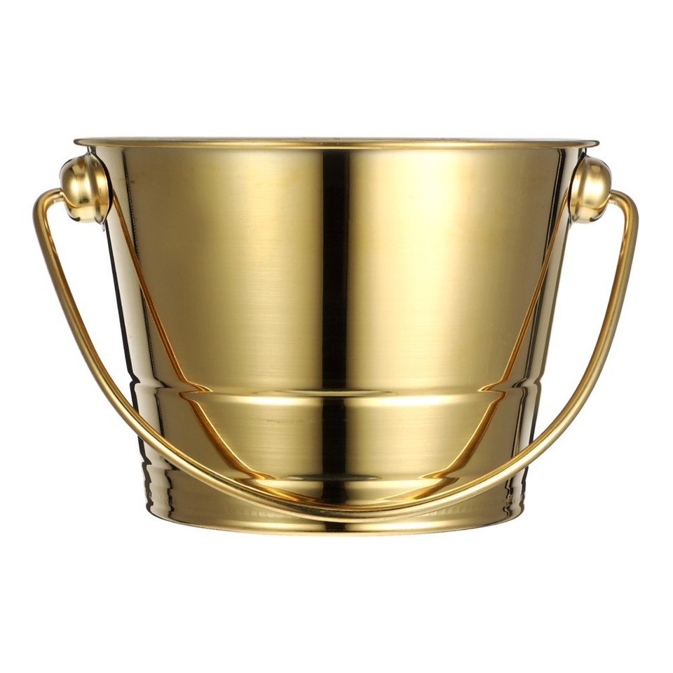 Metal Ice Cube Bucket Portable Ice Cube Bucket Beer Bottle Cooler ...