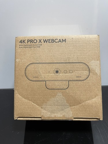 Logitech 4K Pro X Webcam with rightlight 3 and HDR | eBay