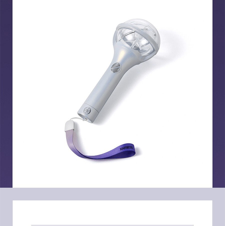 KATSEYE OFFICIAL LIGHT STICK/Strap,6Card,Bag,Tracking Code FANLIGHT ...