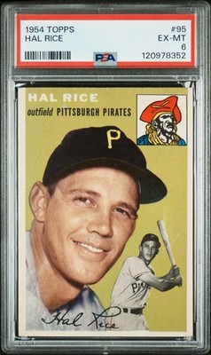 1954 TOPPS #95 HAL RICE PSA 6 | eBay