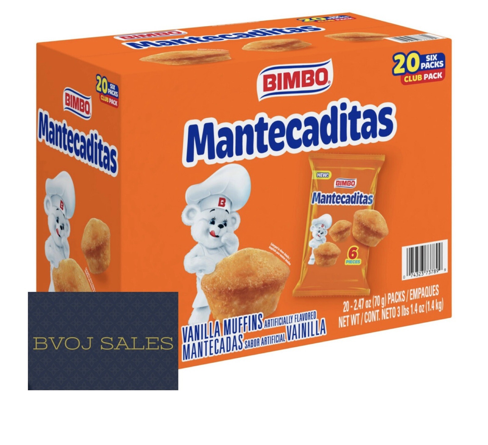 Bimbo Mini Mantecadas Mini Muffins 20 ct (6 packs Inside ) 2.47 oz | eBay