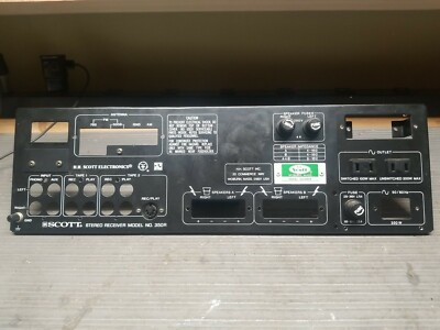 Scott 350R Stereo Back Panel | eBay