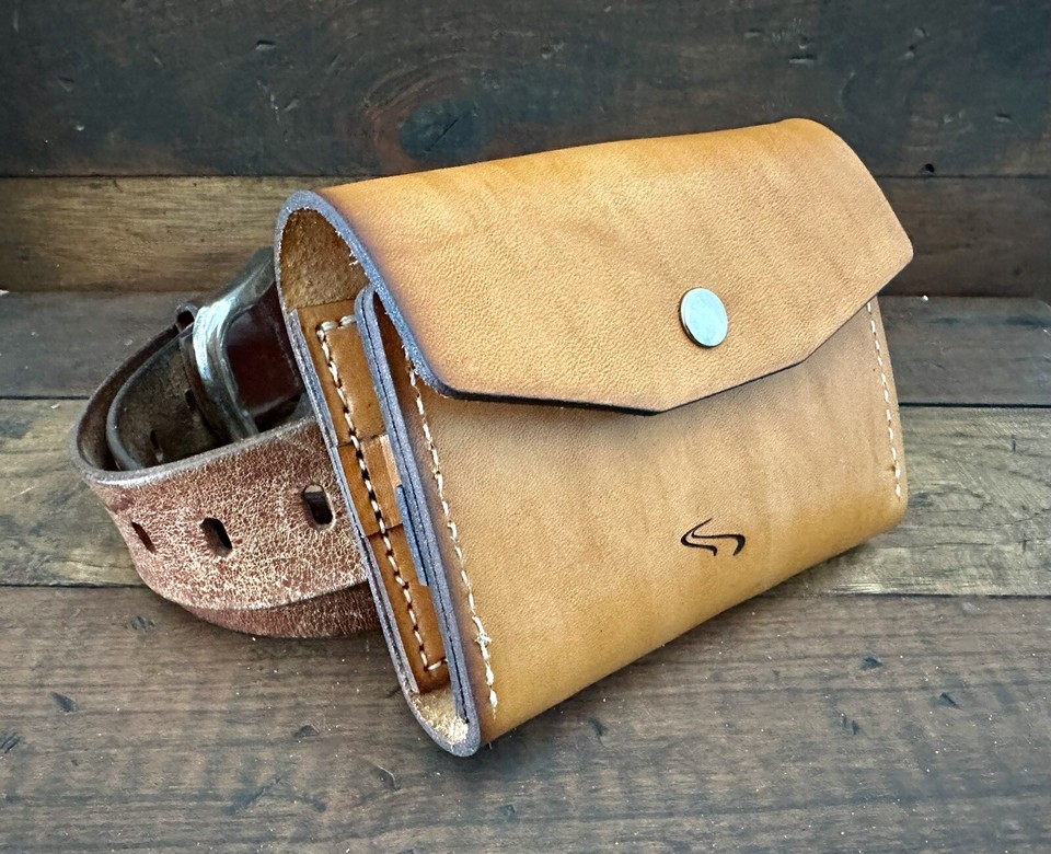 Leather Shooting Rifle Ammo Belt Pouch Hunting Cartridge Wallet 11 ...