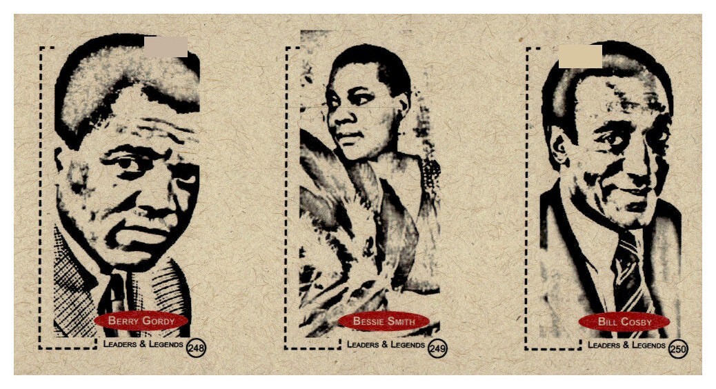 #UL363 BERRY GORDY, BESSIE SMITH, BILL COSBY Rare Uncut Legends Card ...