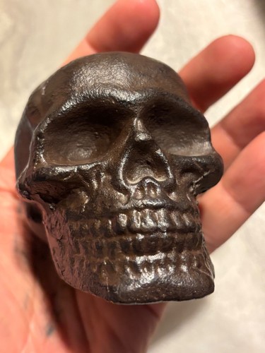 Skull Vintage Paperweight Cast Iron | eBay