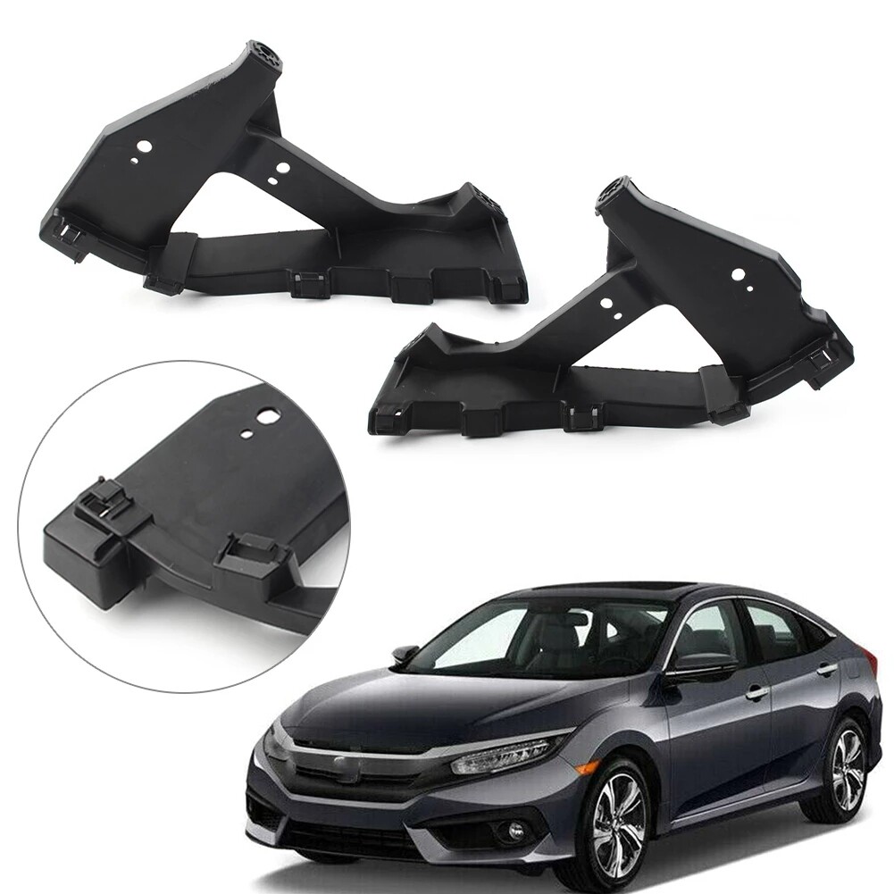 For 2016-2021 Honda CIVIC Sedan Headlight Brackets 2PC Front Hold Mount ...