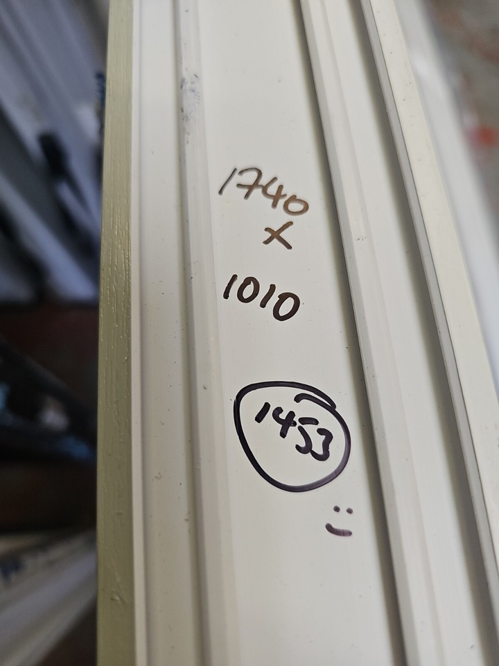 upvc double glazed window Pebble Grey On White pvc 1740x1005 (1453 ...