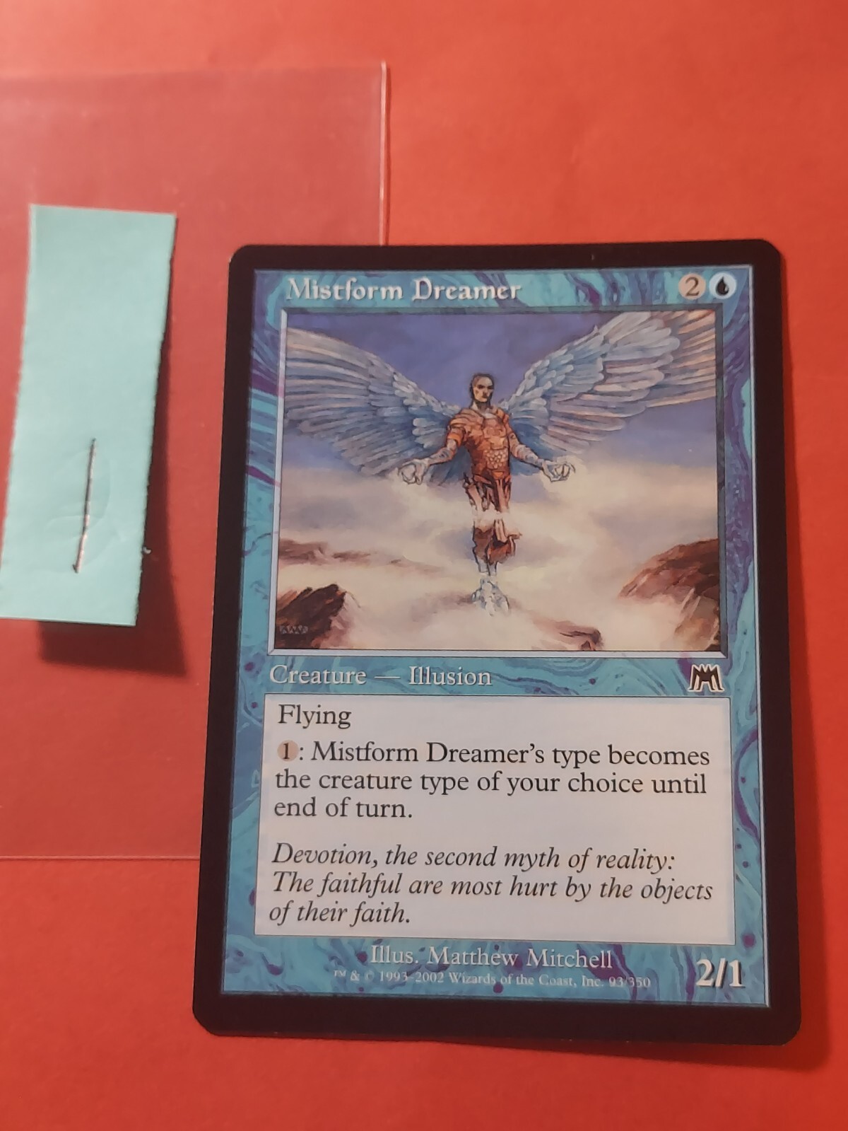 2002 Magic The Gathering Onslaught #93 Mistform Dreamer, C, B, NF, cd1 ...