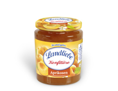 Landliebe jam jelly spread APRICOT Made in Germany XL 340g FREE ...