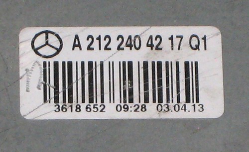 GENUINE OEM MERCEDES BENZ W212 ENGINE RIGHT MOTOR MOUNT, PART ...