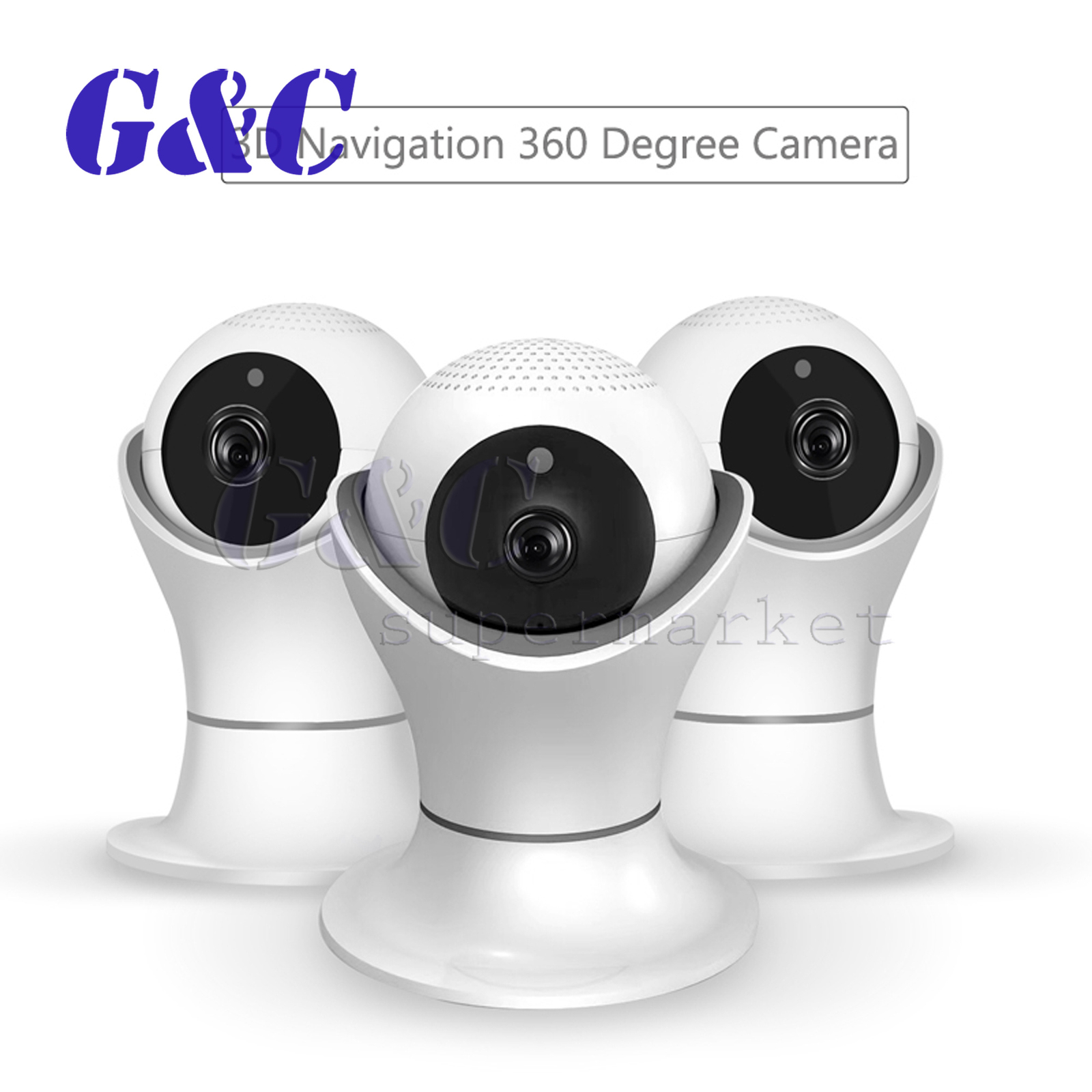 Fish-360eyes Panoramic 3D navigation Spy Wifi 1080p Hidden Network IP ...