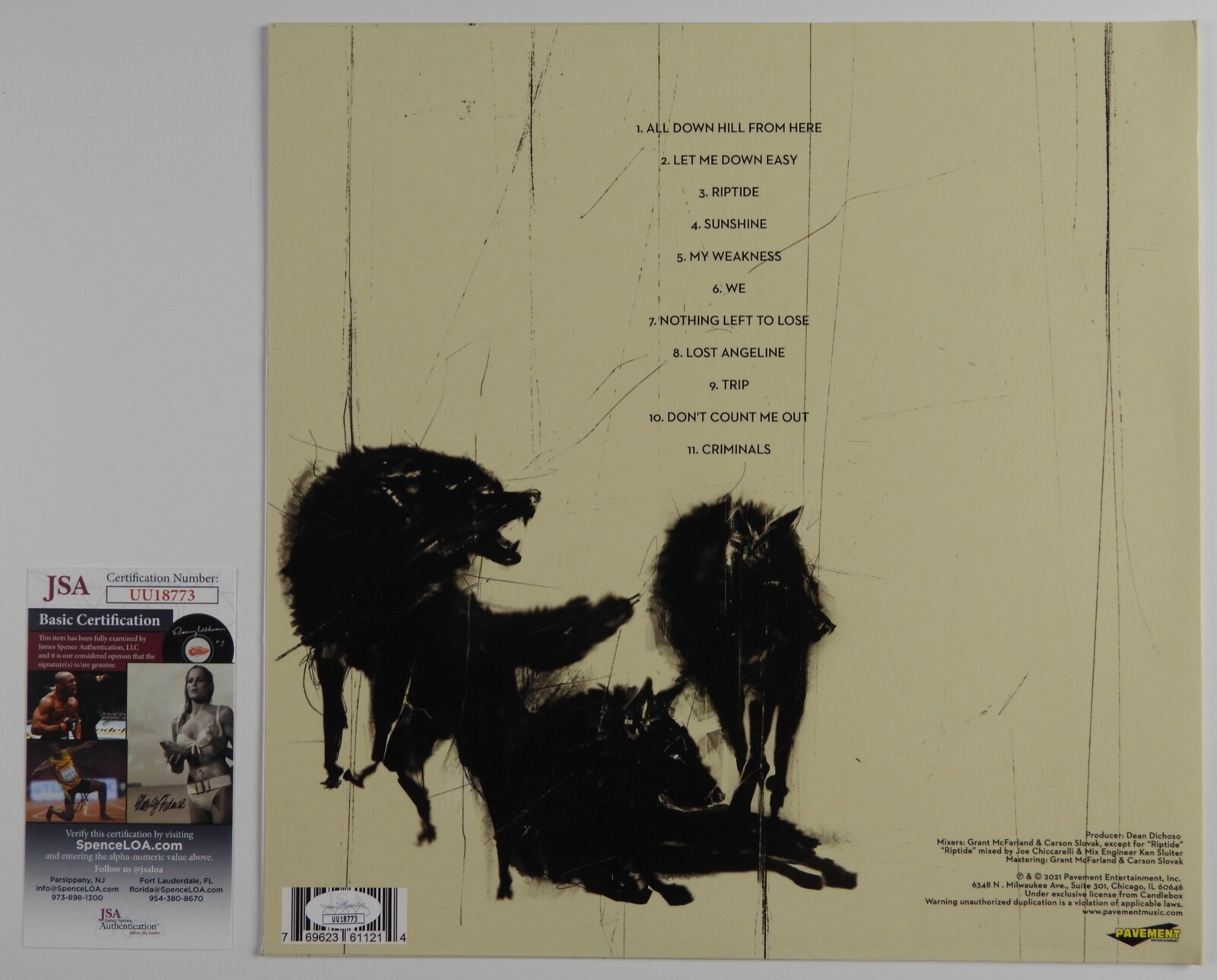 Candlebox JSA Fully Autograph Signed Record Album Vinyl Wolves | eBay