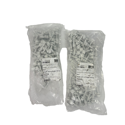SFS #12-14 x 1-1/4 Self Drill Screws Bright White Regal Hex Washer ...