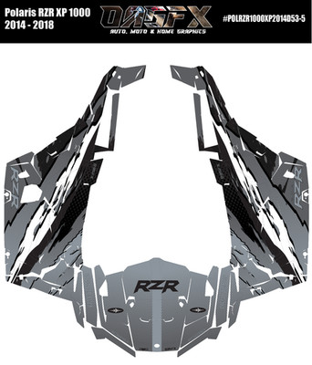 2014 - 2018 Polaris RZR XP 1000 Graphics Kit D53-5 Wild | eBay
