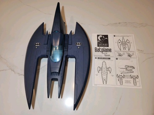Batman Animated Series Batplane 1993 Kenner Complete! jet missiles ...