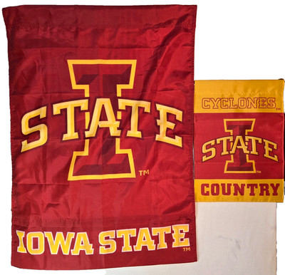 Iowa State Cylclone Banners (2) 28"x39" - 13"x18" Double sided | eBay