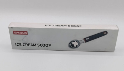 Sakuchi Stainless Steel Ice Cream Scoop – Medium Silver – New in Box | eBay