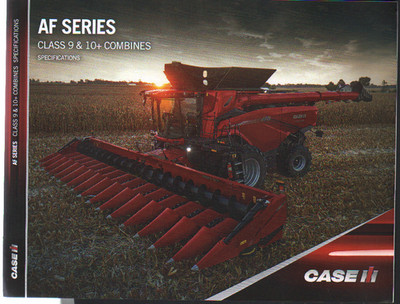 CASE IH "AF SERIES" Class 9 & 10+ Combines Brochure Leaflet | eBay UK