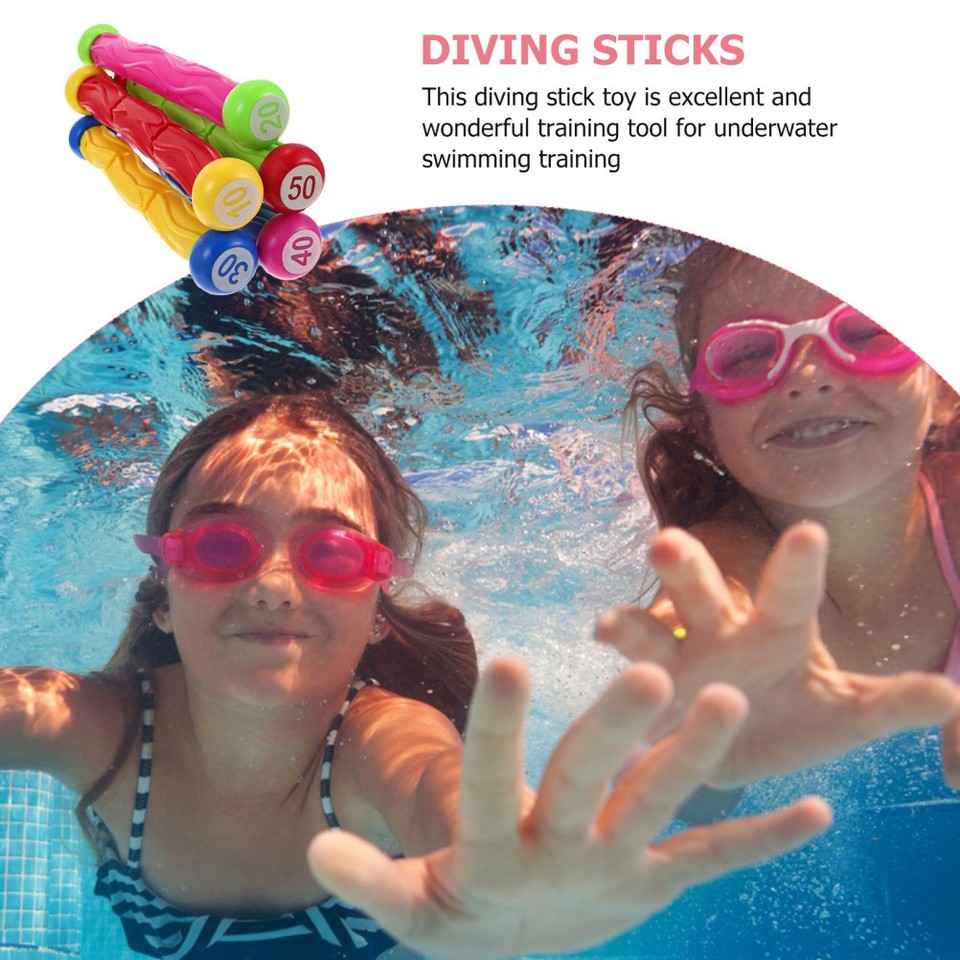 25 pcs Pool Diving Sticks Toy Swimming Diving Sticks Toy Kids Diving ...