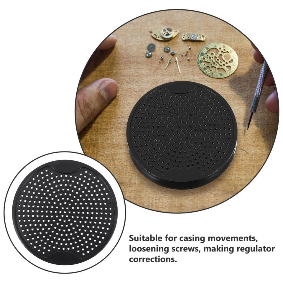 Set of 2 Watch Movement Holder Watchmakers Tools Case Casing Pad ...